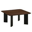 Omax Decor Mod Round Shape Mid-Century Wood Coffee Table in Black ...