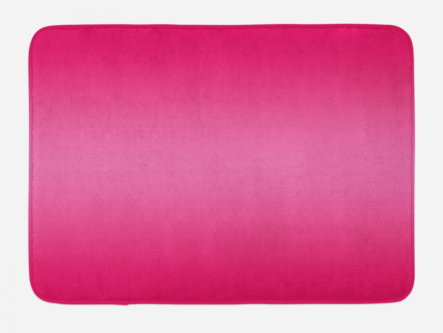Ombre Bath Mat, Princess Pink Medieval Colors Inspired Fuchsia Modern ...