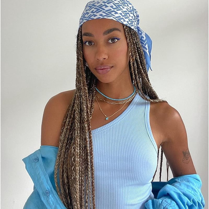 Ombre Crochet Box Braids 24 Inch 132 Strands/Pack Pastel Color Medium ...