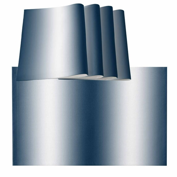 Ombre Dark Blue Placemats for Dinning Table Set of 6,Gradient White ...