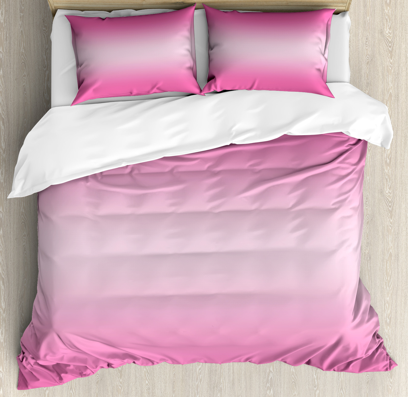 Ombre Duvet Cover Set, Appetizing Pink Candys Inspired Food Themed ...