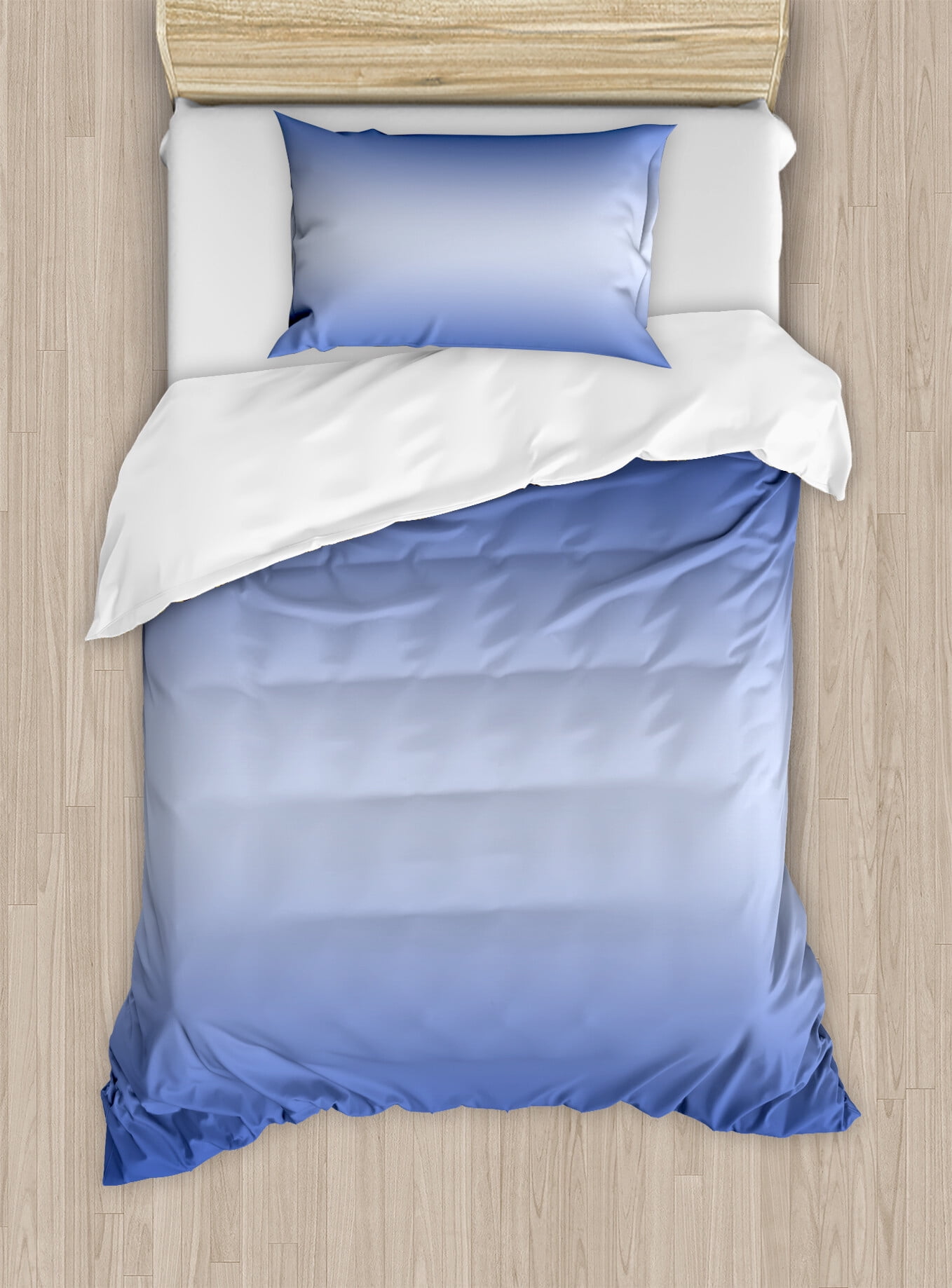 Ombre Duvet Cover Set, Evening Sky After the Sun Sets Day and Nignt ...