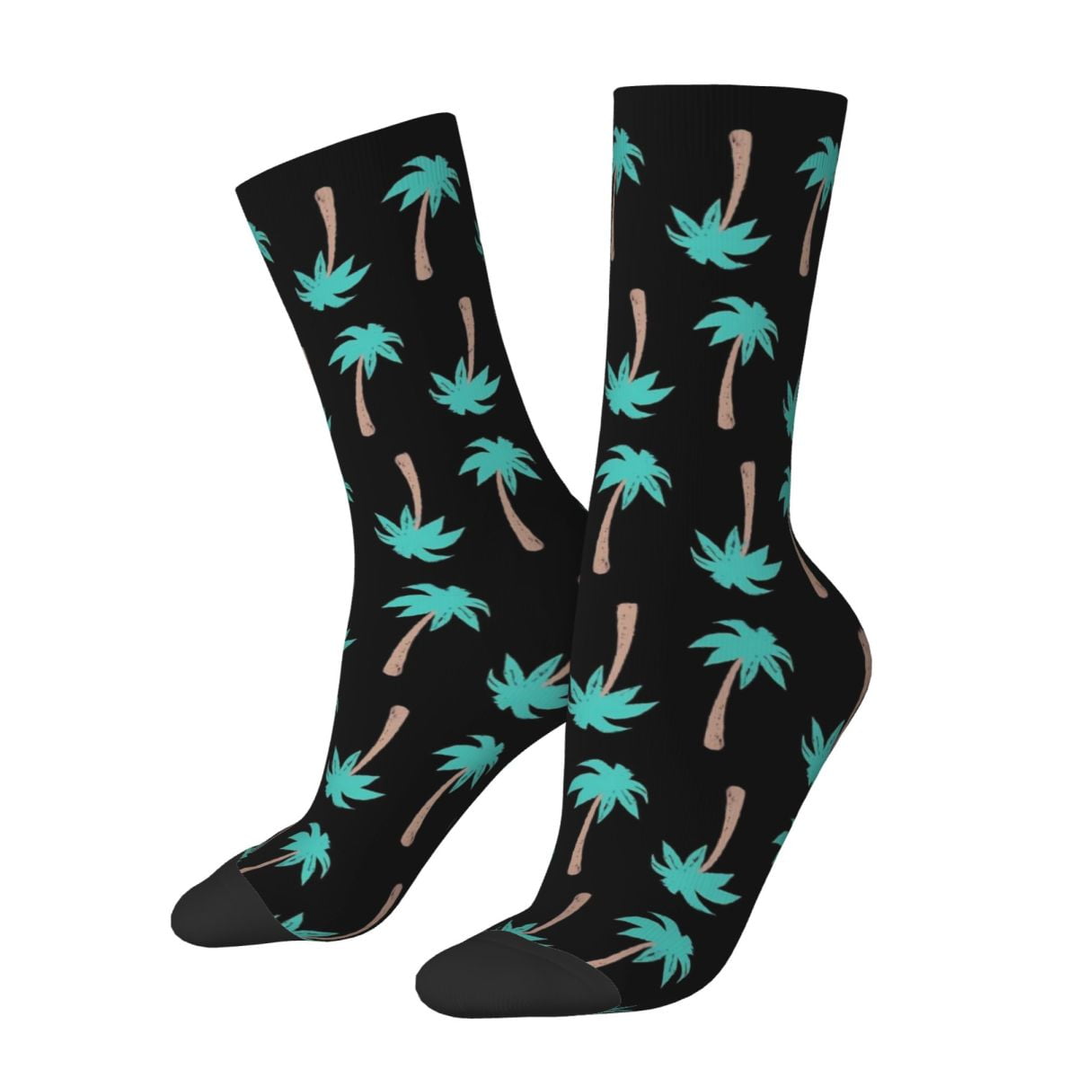 Ombre Palm Trees Socks Spring Sunset Gradient Stockings Gothic Women Men Quality Socks Pri ...
