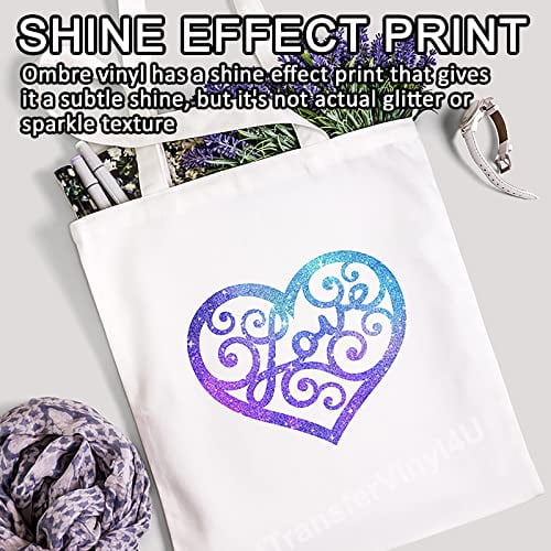 Ombre Patterns Htv/Iron On Printed On Colorprint Easy Single 20" X 12 ...