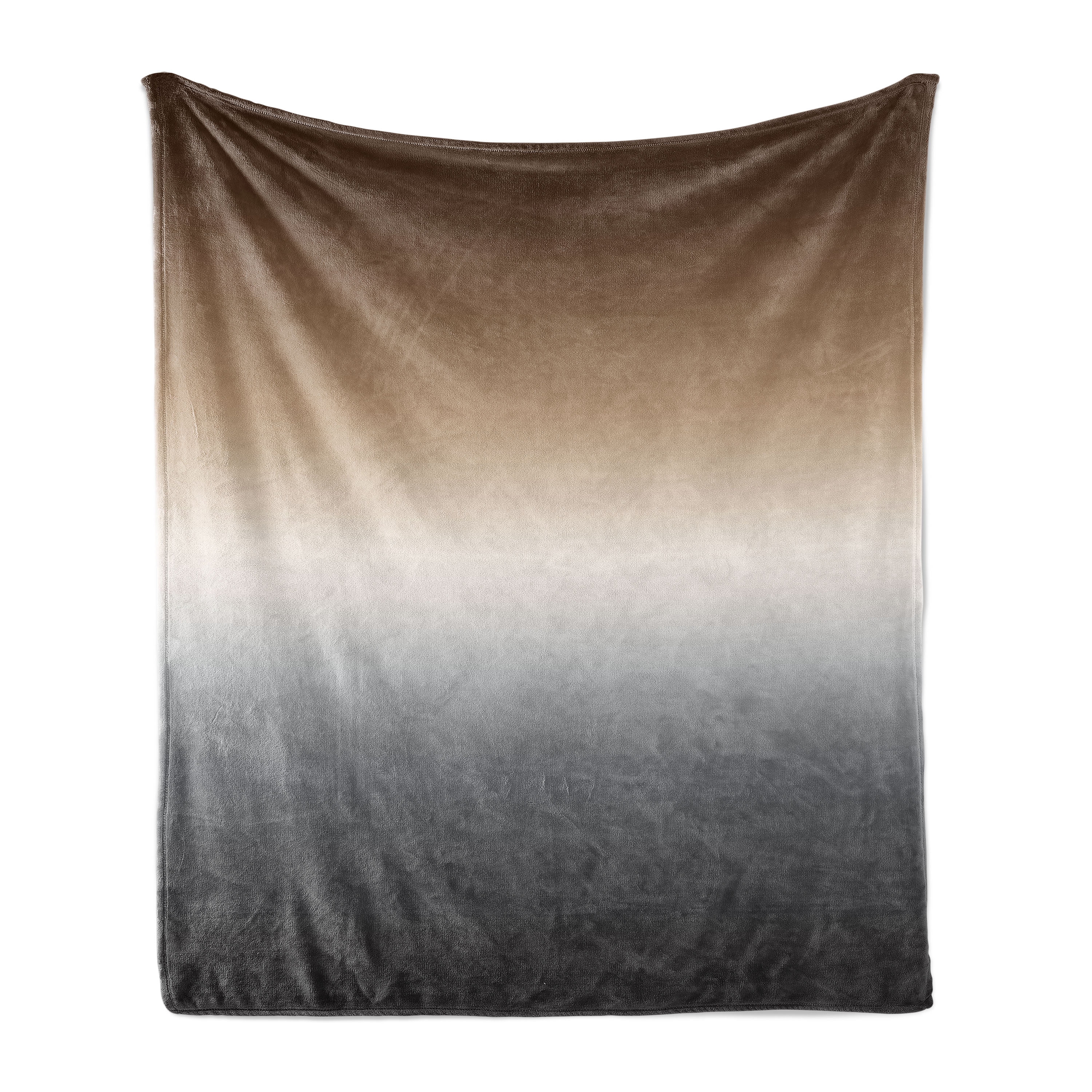 Ombre Soft Flannel Fleece Throw Blanket, Pattern Color Transition ...