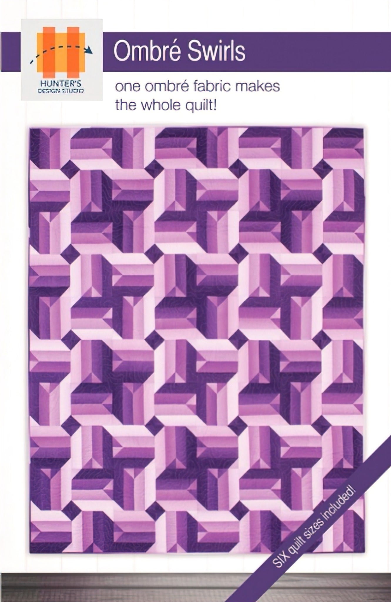 Ombre Swirls Quilt Pattern by Hunter's Design Studio - Walmart.com