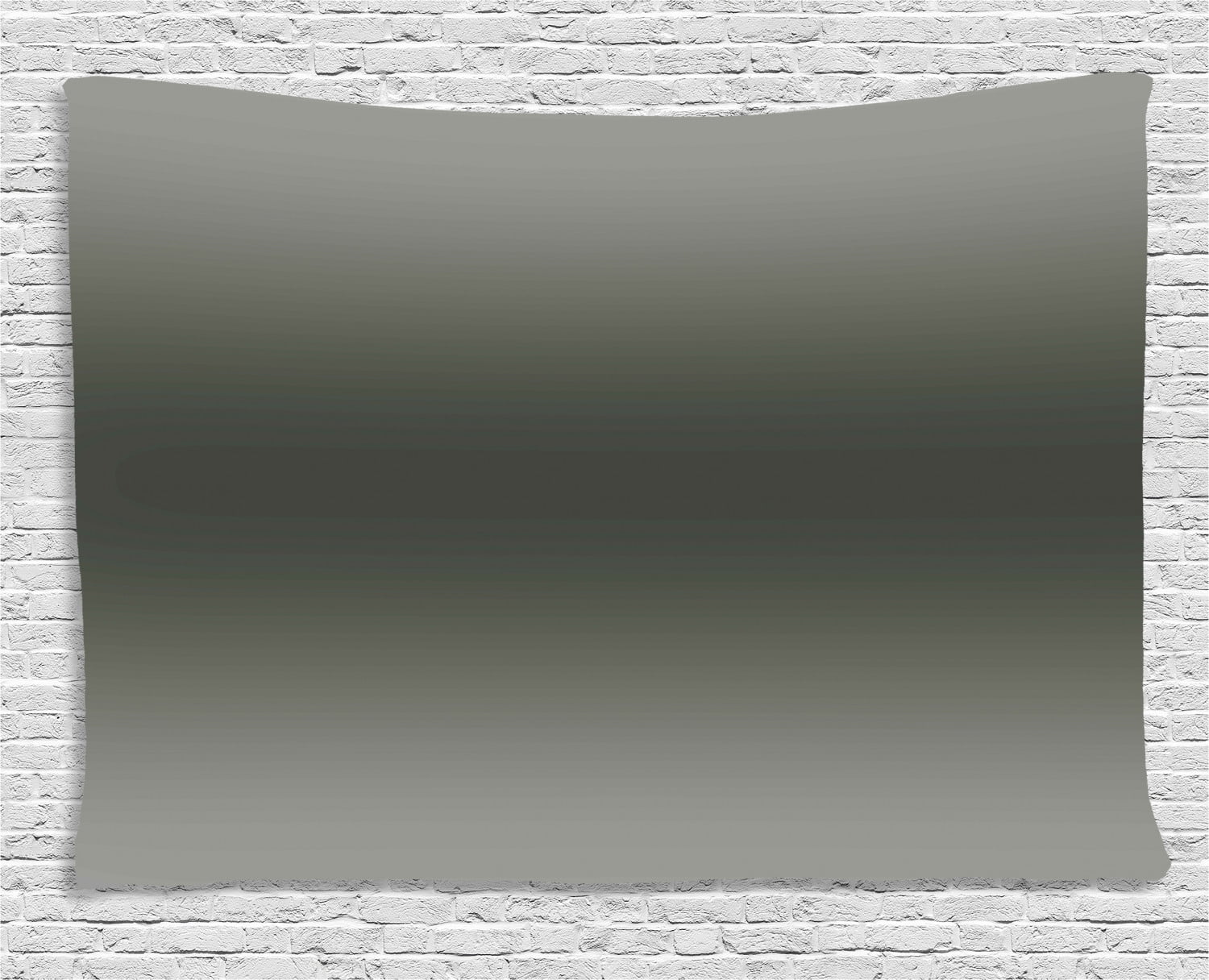 Ombre Tapestry, Smoke Fog Mist Theme Inspired Grey Color Modern Design Room Decorations Digital ...