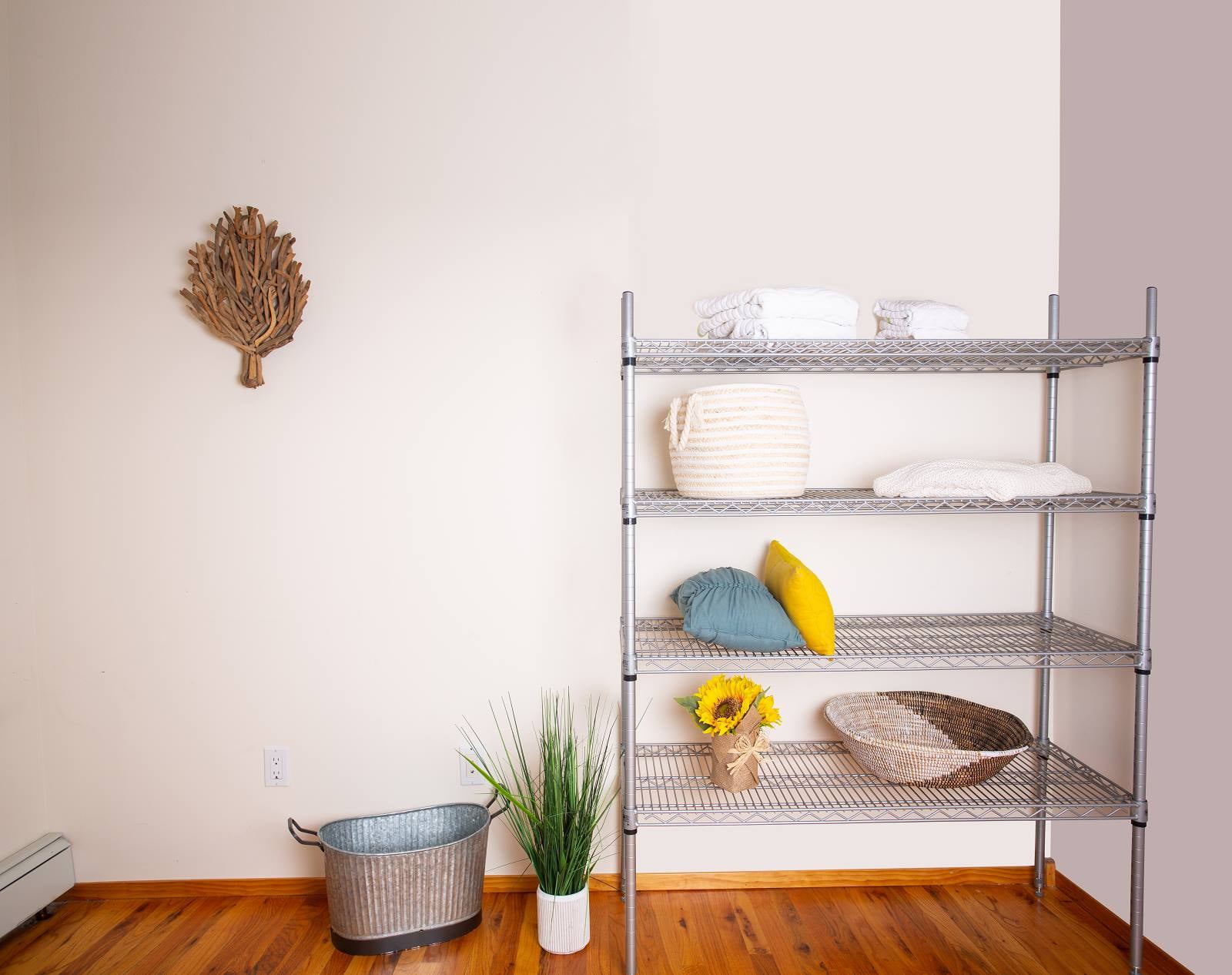 Omega 18" Deep x 60" Wide x 63" High 4 Tier Gray Starter Shelving Unit ...