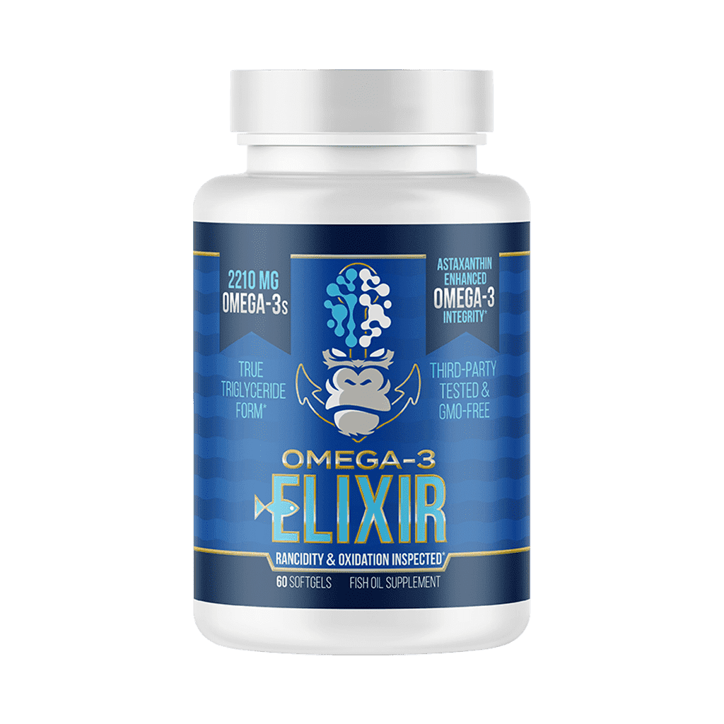 Gorilla Mind Omega-3 Elixir - Premium Omega-3 Fish Oil Softgels ...