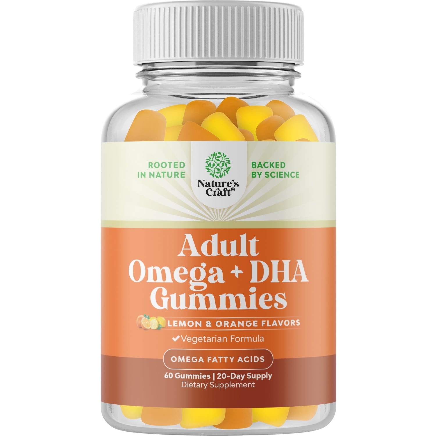 Omega 3 Vegan Gummies - Omega 3 6 9 DHA for Brain, Bone, Heart Health ...