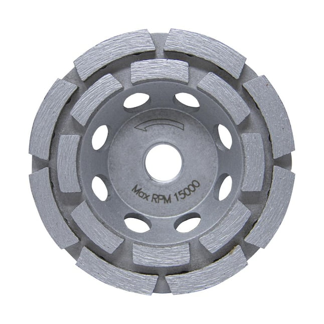 Omega 4-Inch Cup Grinding Wheels, Wet/Dry Use, 16 Double Row Segments ...