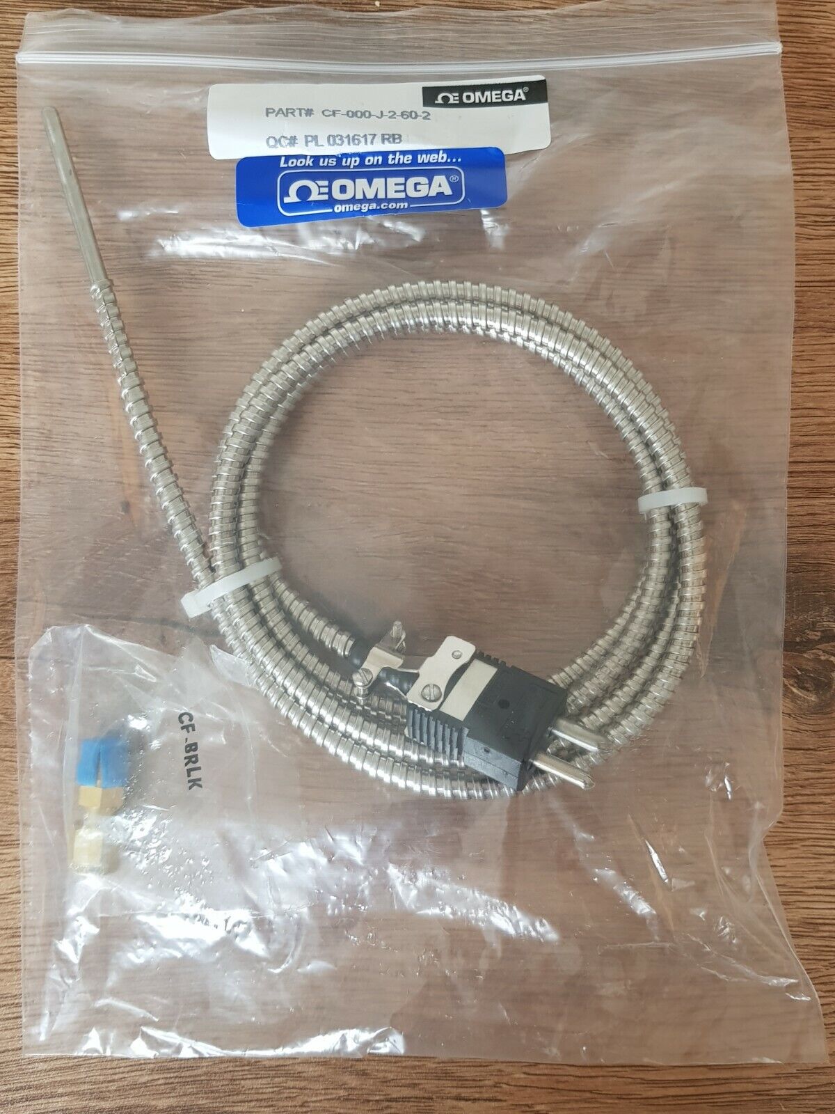Omega CF-000-J-2-60-2 Extruder Thermocouple CF000J2602 - Walmart.com