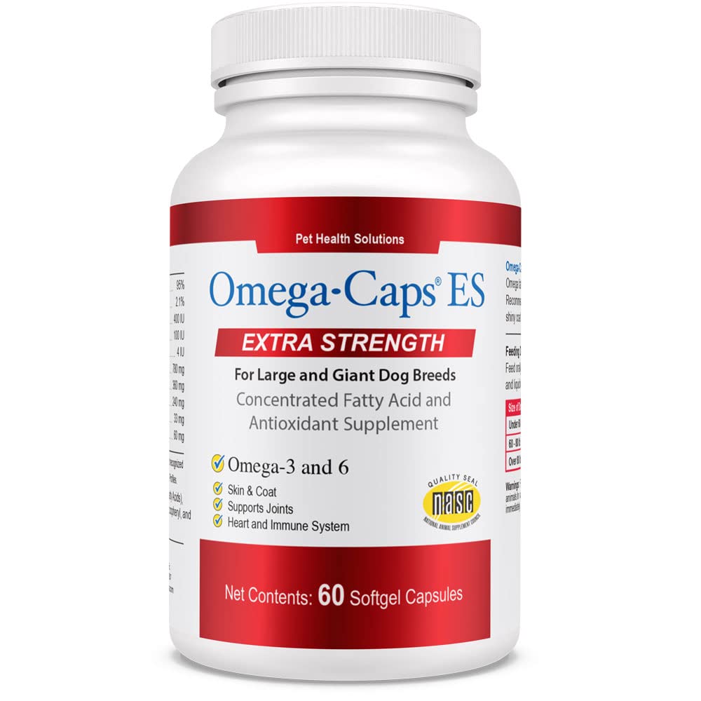 Omega-Caps Extra Strength CCF19 Large Breeds-Vet Formulated Healthy ...