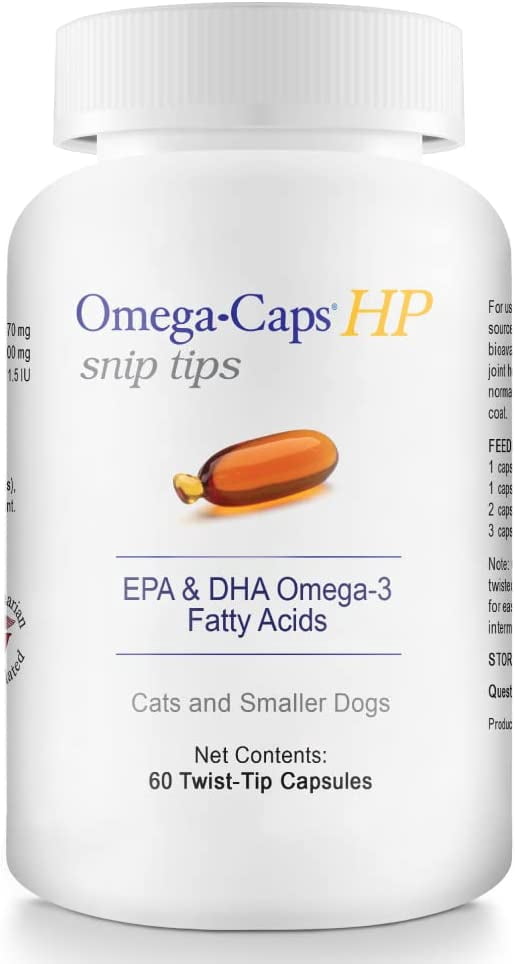 Omega-Caps HP snip tips for Cats and Smaller Dogs, 60-Count Bottle ...