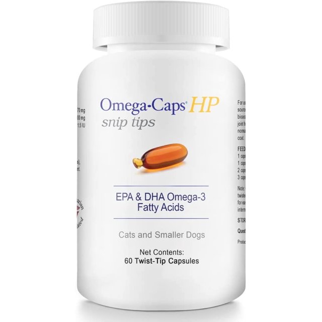 Omega-Caps HP snip tips for Cats and Smaller Dogs, 60-Count Bottle ...