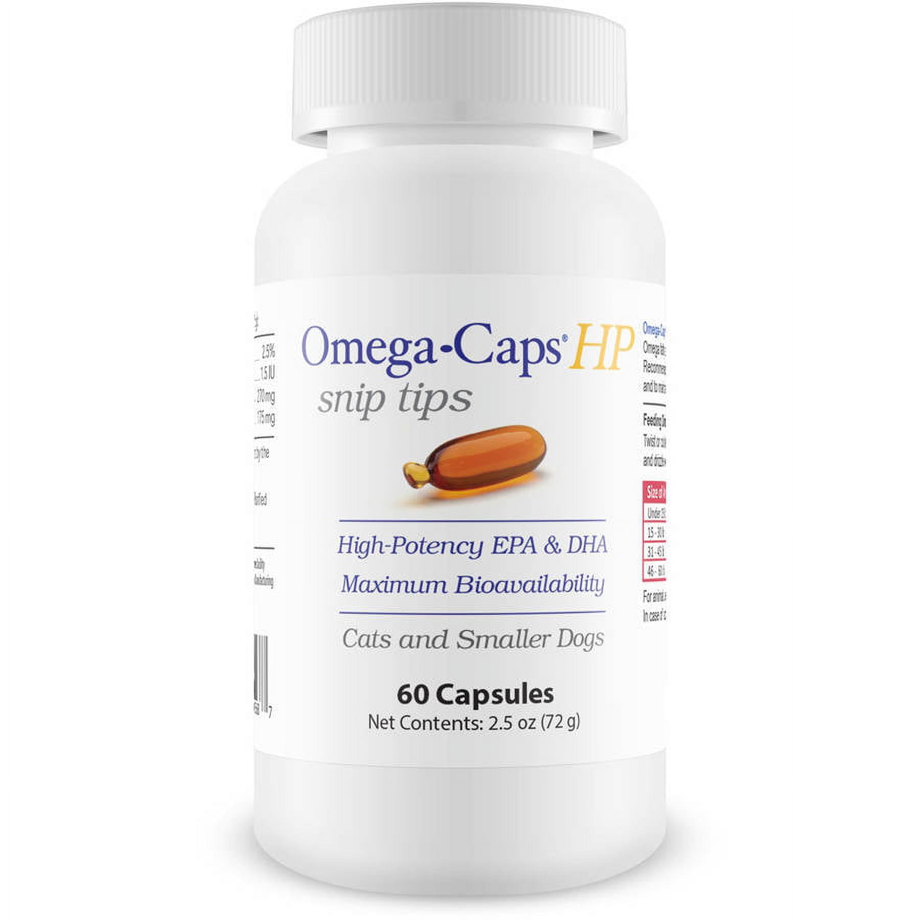 Omega-Caps HP snip tips for Cats and Smaller Dogs, 60-Count Bottle ...