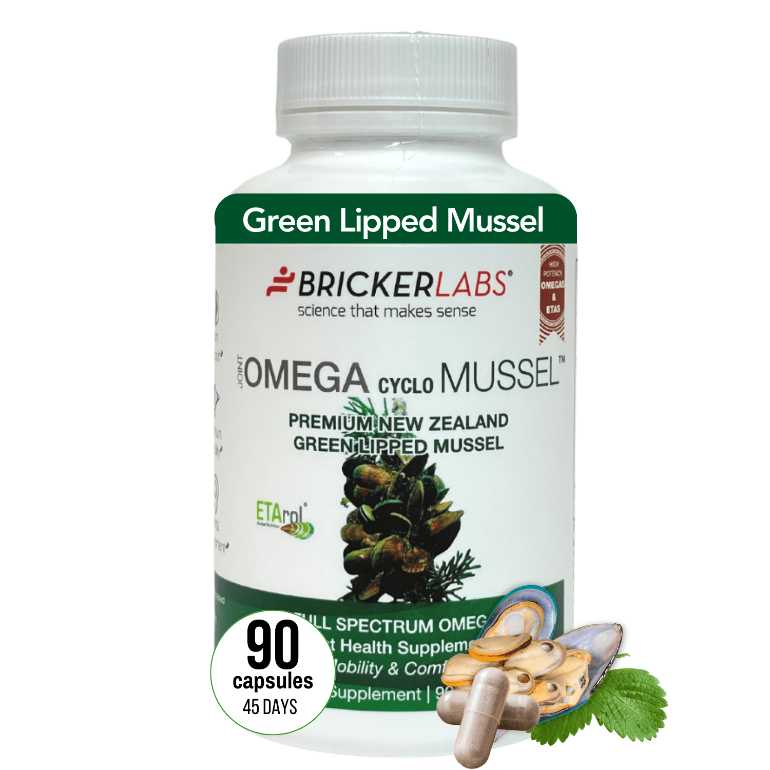 Omega Cyclo-Mussel Premium NZ Green Lipped Mussel Capsules Omega-3 Rich ...