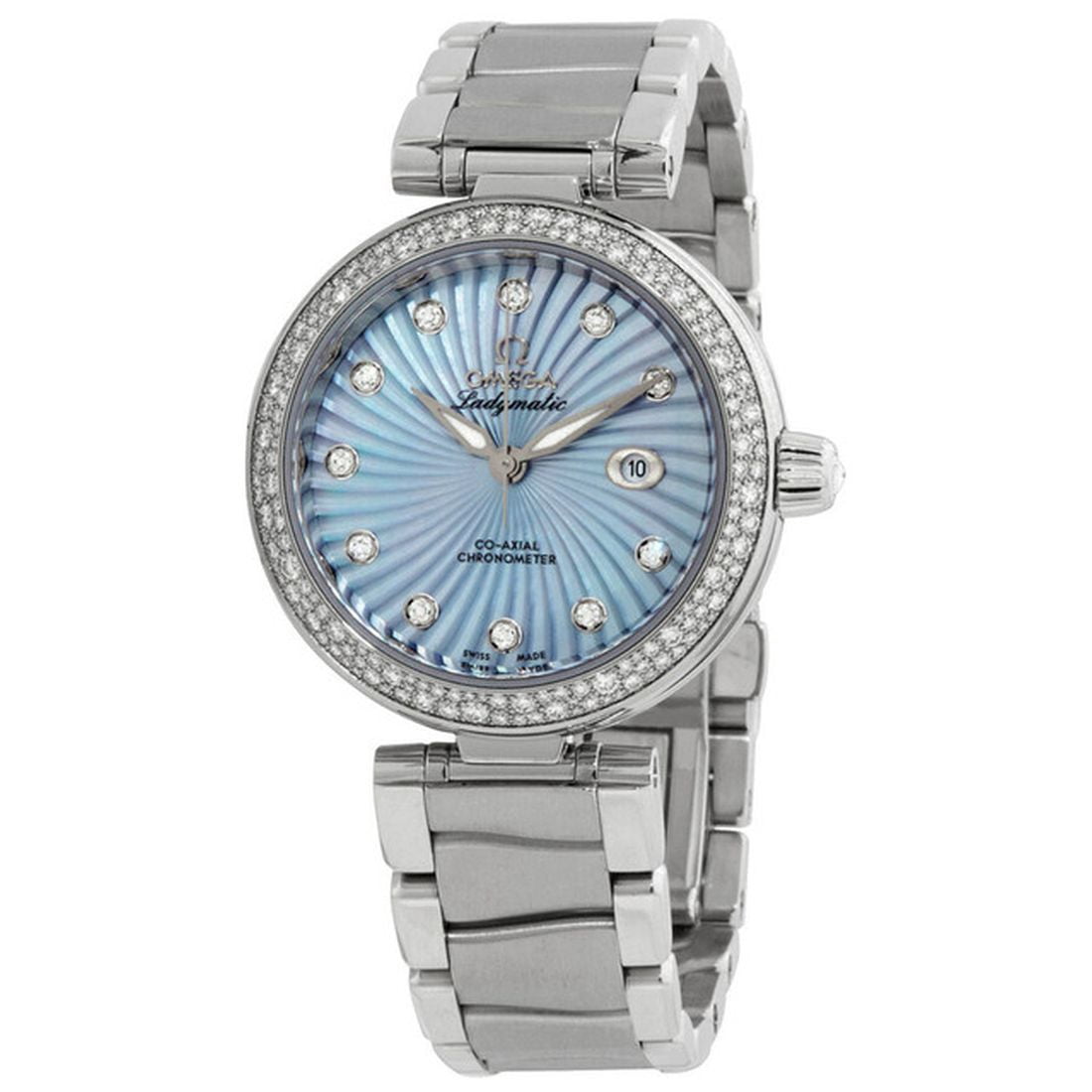 Omega De Ville Ladymatic Women's Blue Dial Automatic Watch 425.35.34.20 ...