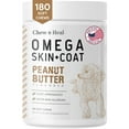 Omega for Dogs - XEF1 180 Delicious Soft Chews - Salmon Oil Treats for ...