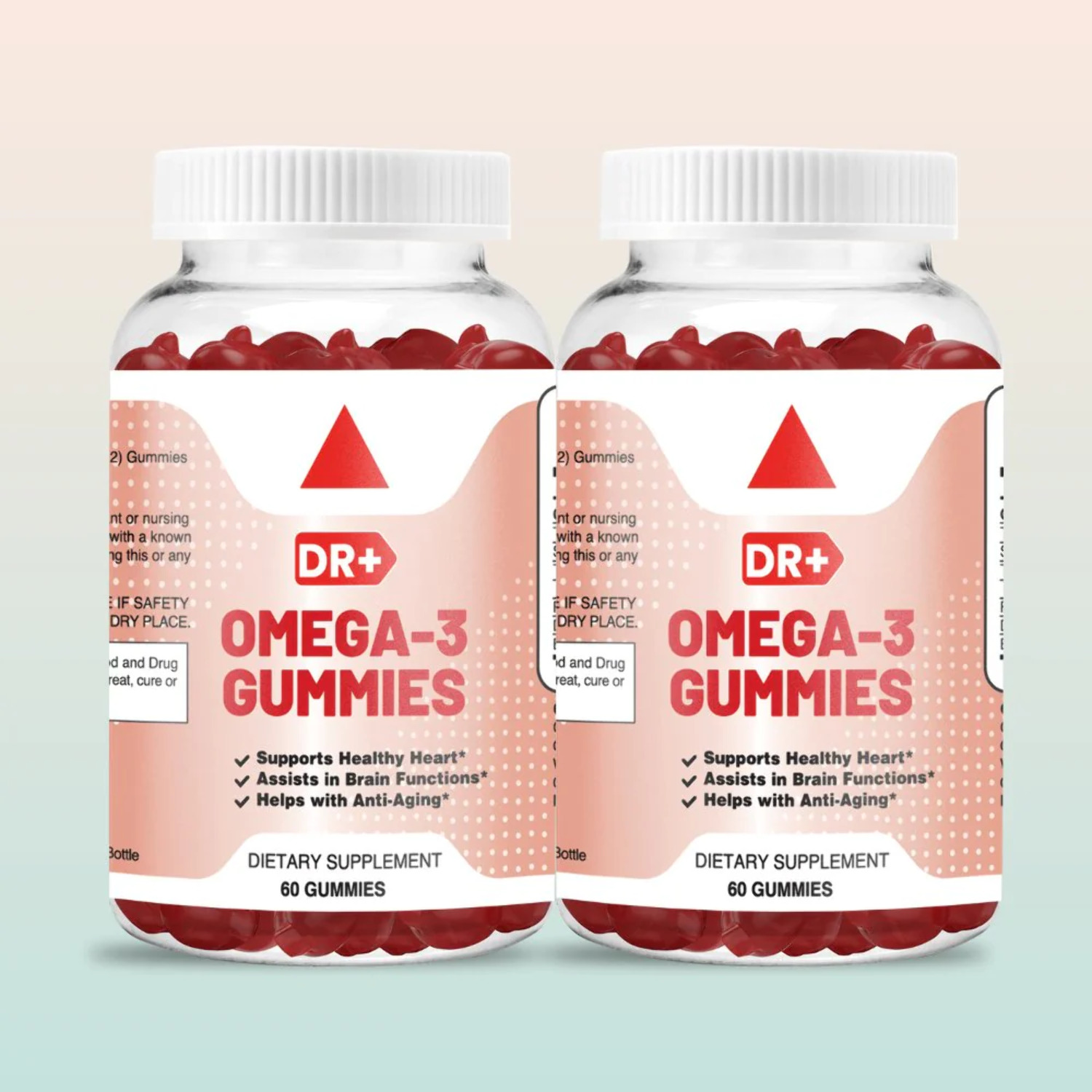 Omega Fish Oil Gummies for Heart and Brain Health | 2-Pack - Walmart.com