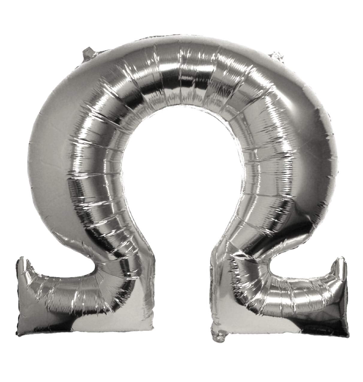 Omega - Greek Letter CM31 Balloon - Silver - Walmart.com