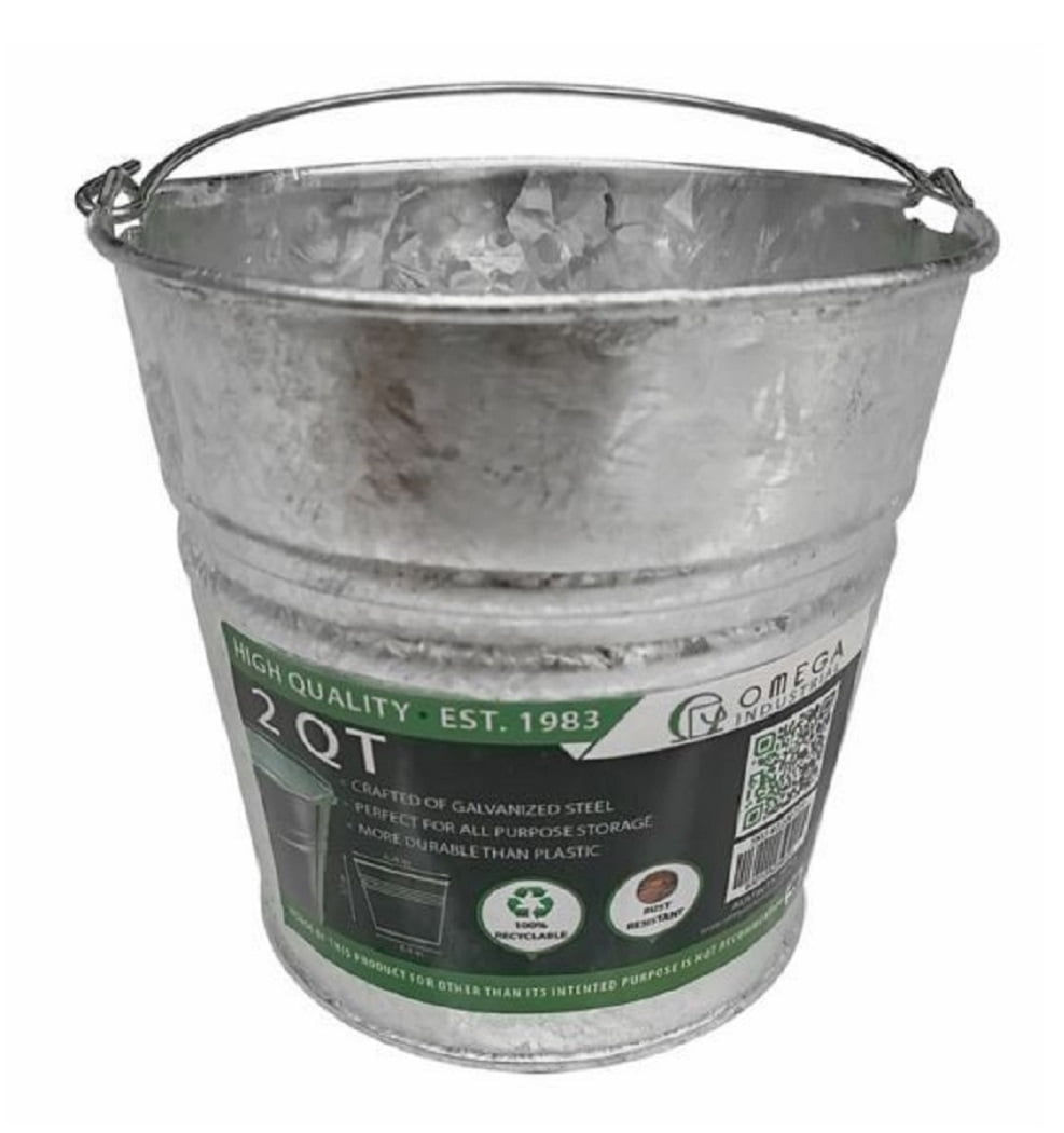 Omega Industrial OHP2QT Hot-Dipped Galvanized Steel 60 oz. Capacity ...