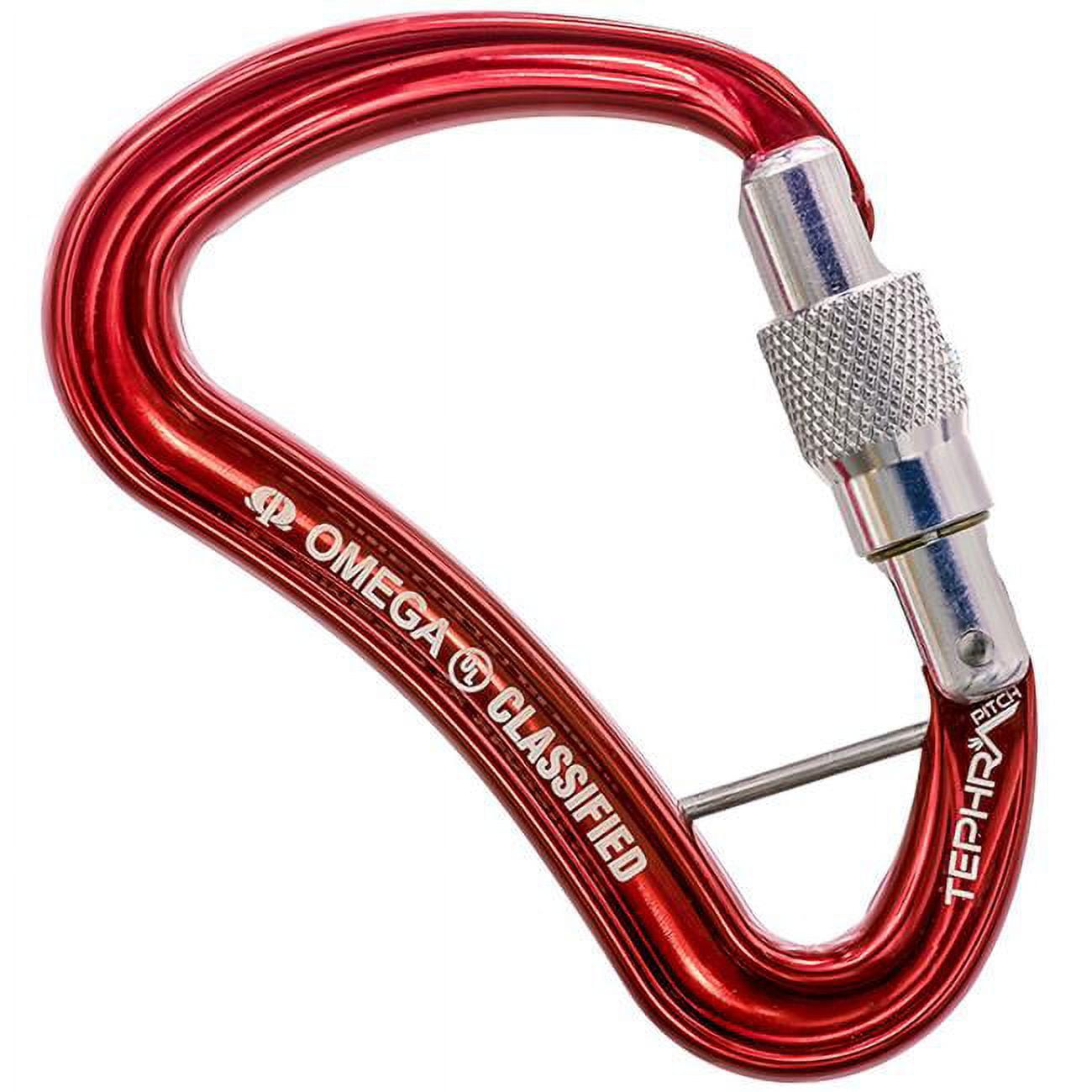 Omega Pacific 433950 Tephra Captive Eye Locking Screw Gate Carabiner ...