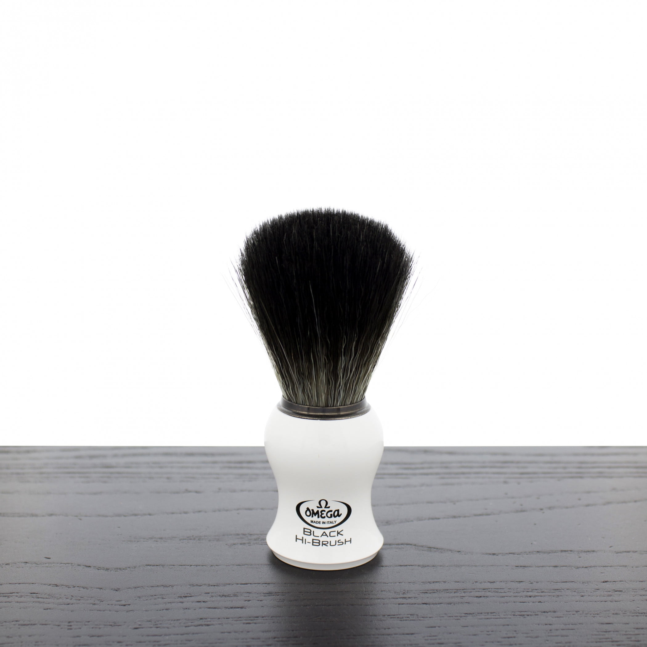 Omega Penelli Black HI-BRUSH Synthetic Shaving Brush - Walmart.com