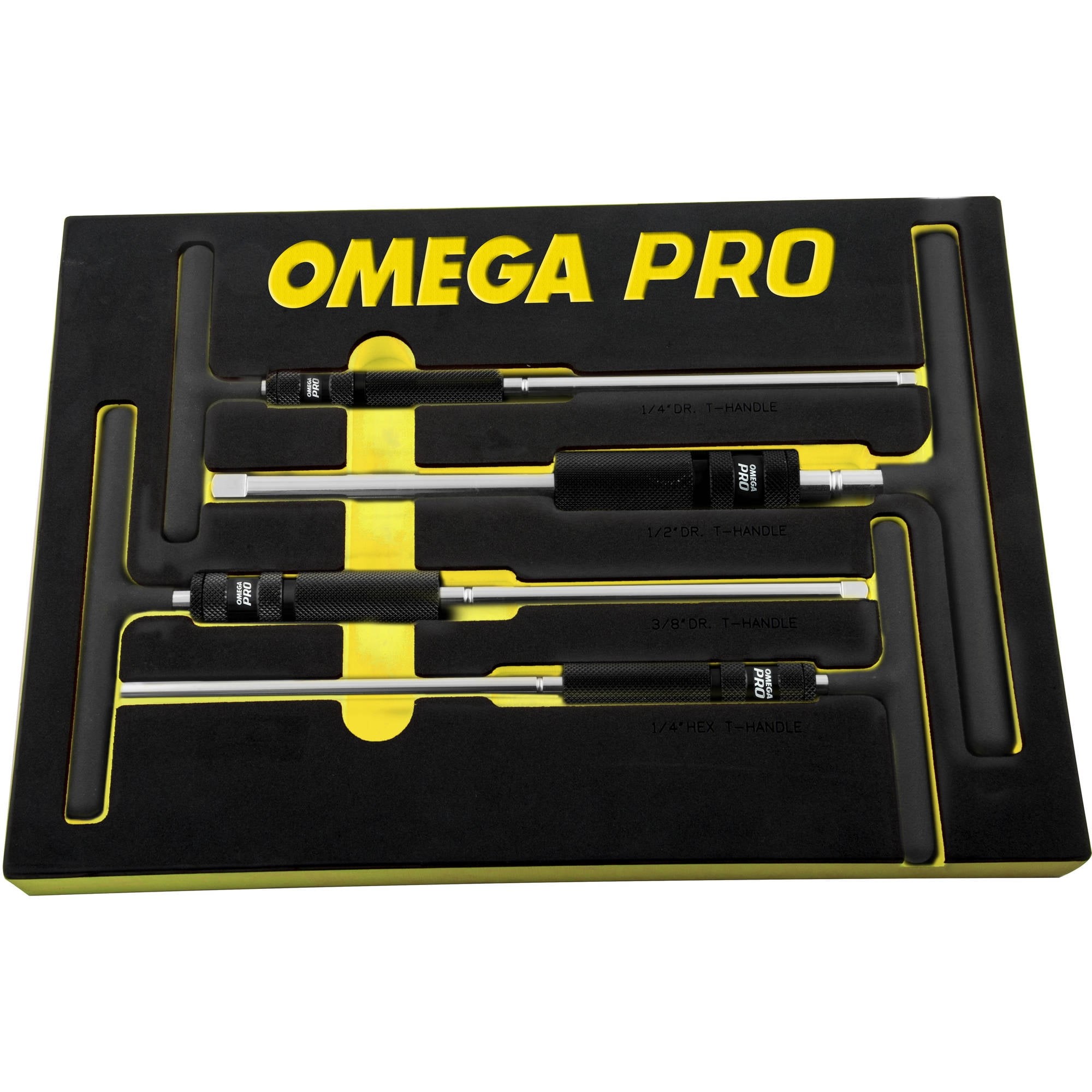 Omega Pro 83024 4-Piece Adjustable T-Handle Speed Wrench Set - Walmart.com
