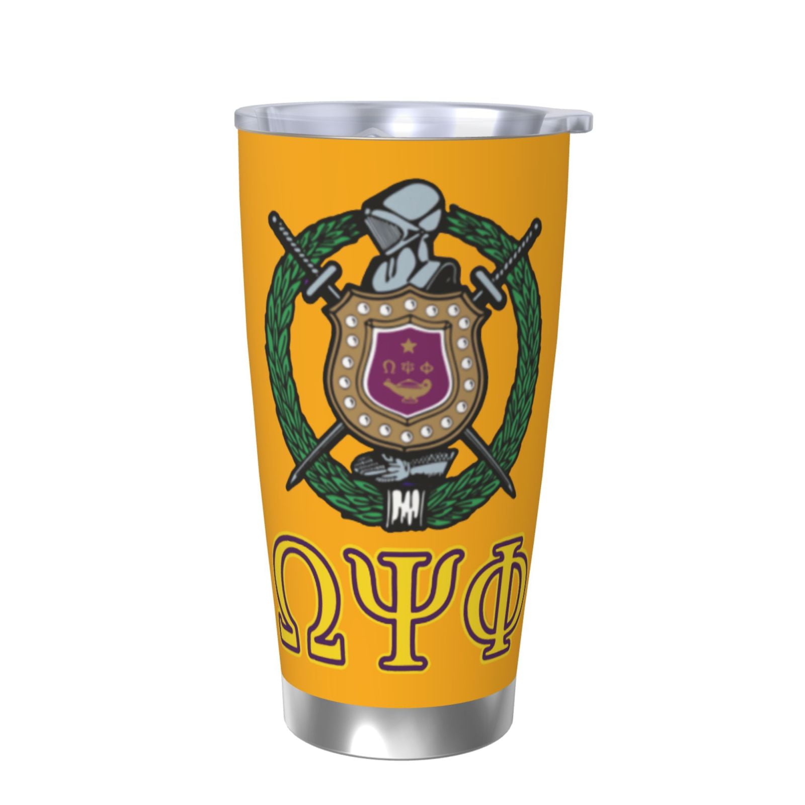 Omega Psi Phi Car Cup Insulation Tumbler Reusable Stainless Steel ...