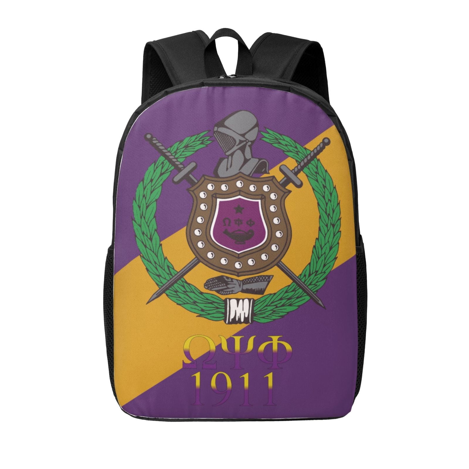 Omega Psi Phi Fraternity Paraphernalia Backpack Laptop Bag Unisex ...
