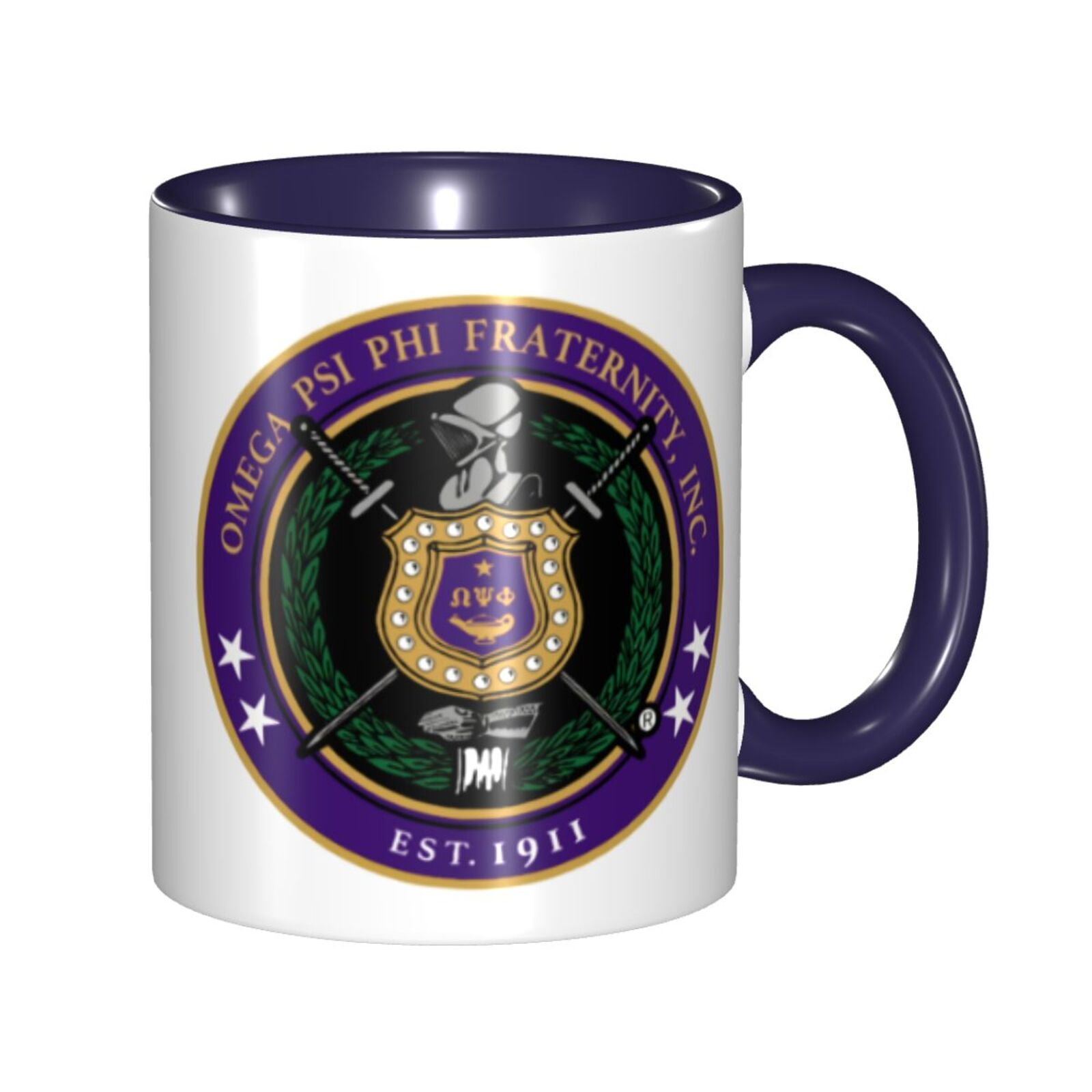 Omega Psi Phi Fraternity Paraphernalia Mugs - 11 oz Ceramic Mug ...