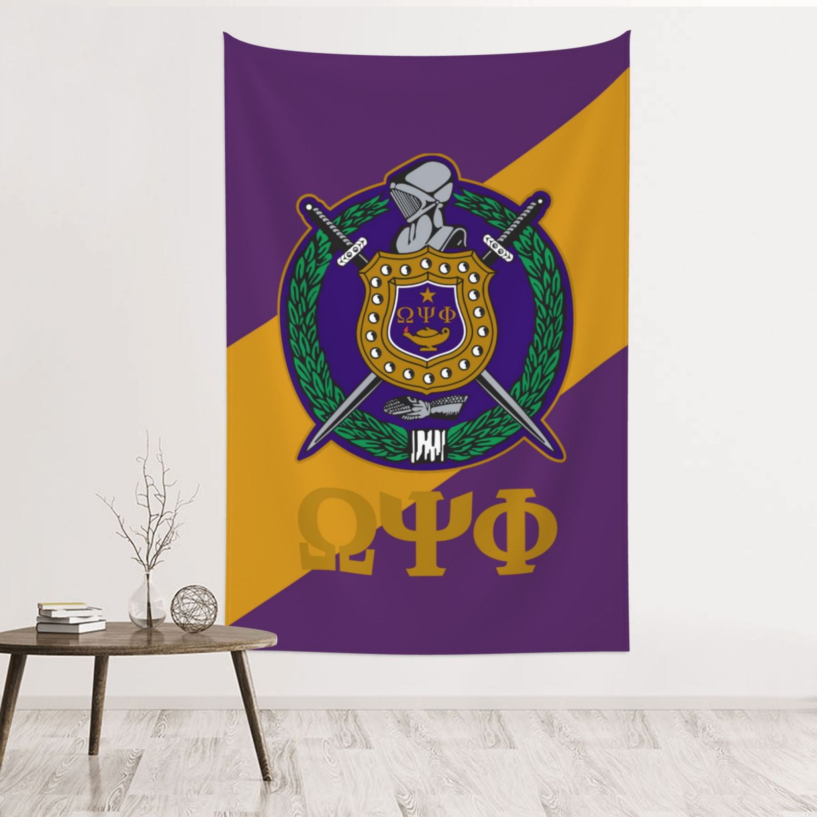 Omega Psi Phi Fraternity Paraphernalia Tapestry Flag Print Wall Hanging ...