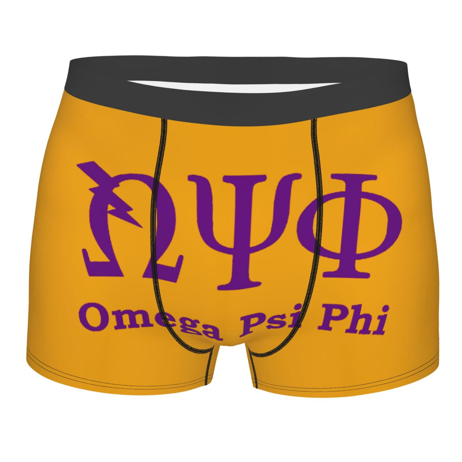 Omega Psi Phi Men's Boxer Brief Breathable Ultra Comfortable Sports ...