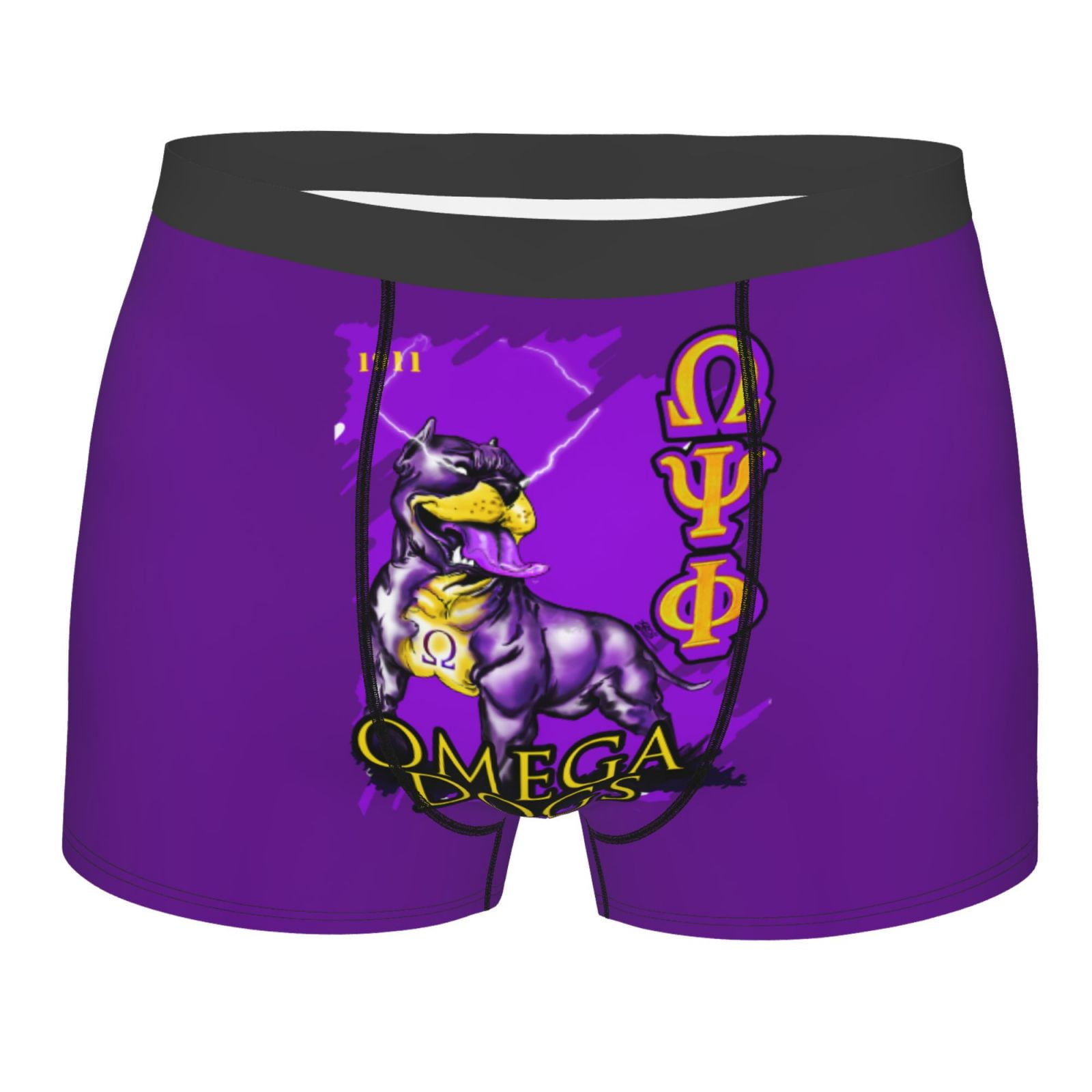 Omega Psi Phi Men's Boxer Brief Breathable Ultra Comfortable Sports ...