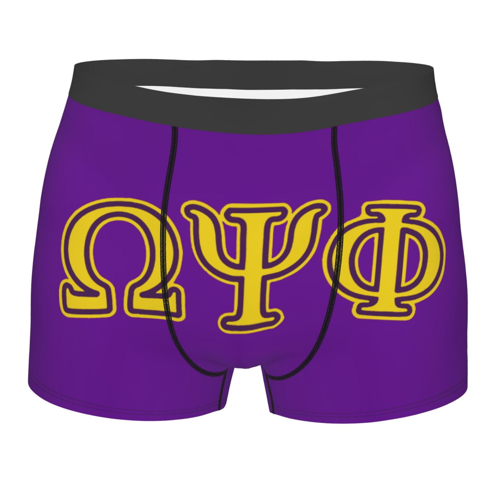 Omega Psi Phi Men's Boxer Brief Breathable Ultra Comfortable Sports ...