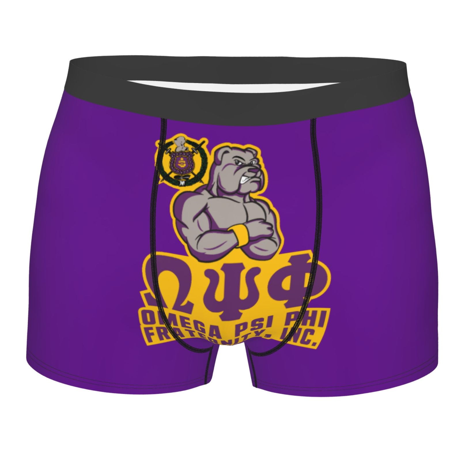 Omega Psi Phi Men's Boxer Brief Breathable Ultra Comfortable Sports ...