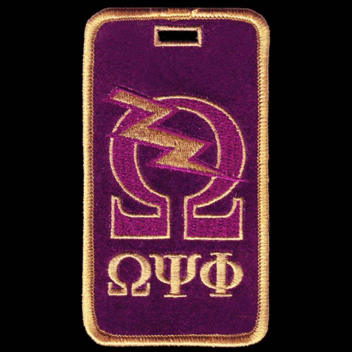 Omega Psi Phi Omega W/Bolt Luggage Tag - Walmart.com