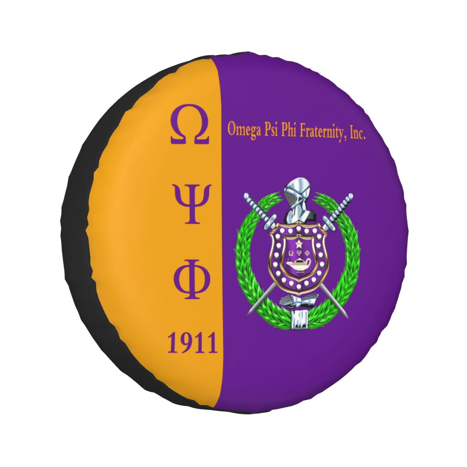 Omega Psi Phi Spare Tire Cover Protector Wheel Tire Covers Weather ...