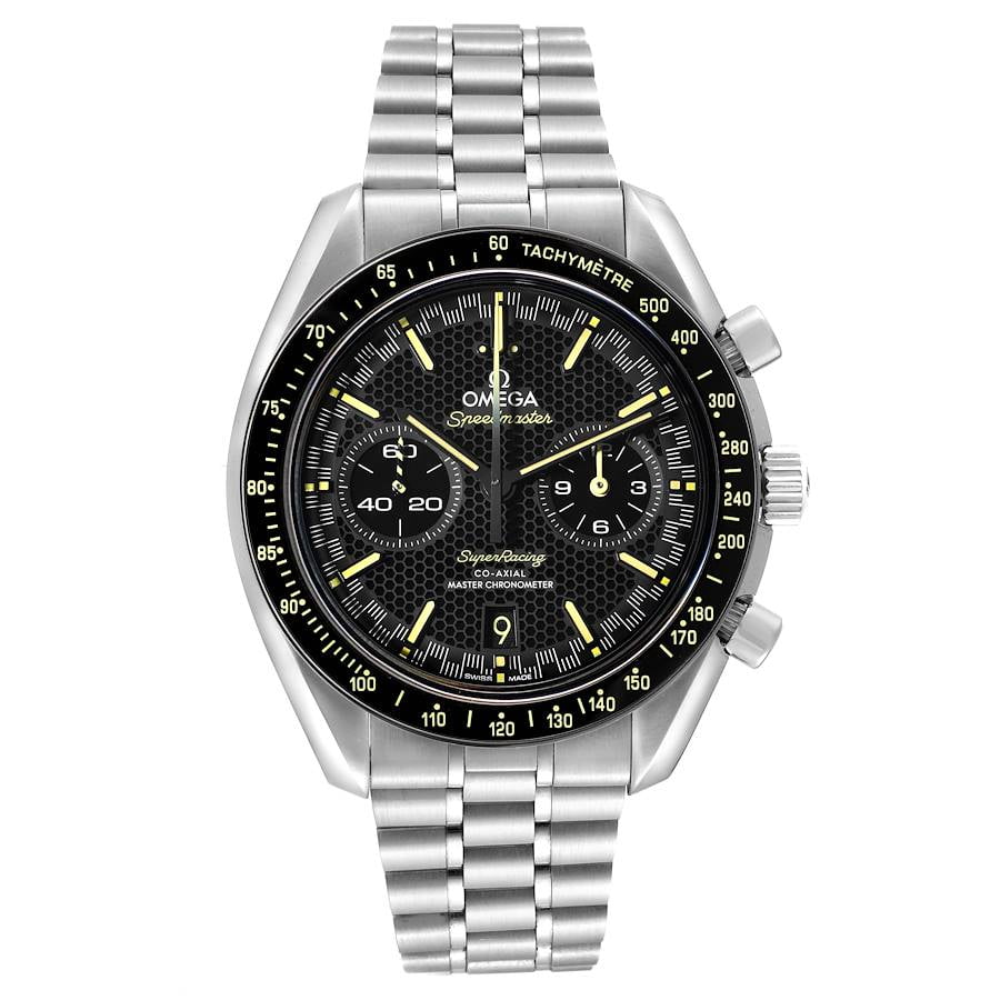 Omega Speedmaster Racing Chronometer Automatic Chronograph Black Dial ...