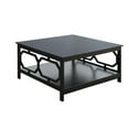 Omega Square Coffee Table - 36 in., Black - Walmart.com