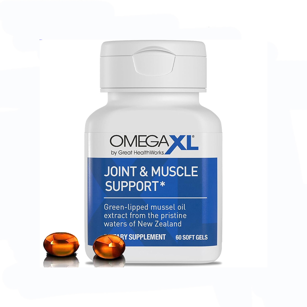 OmegaXL Joint Support Supplement - Natural Muscle Support, Green Lipped ...