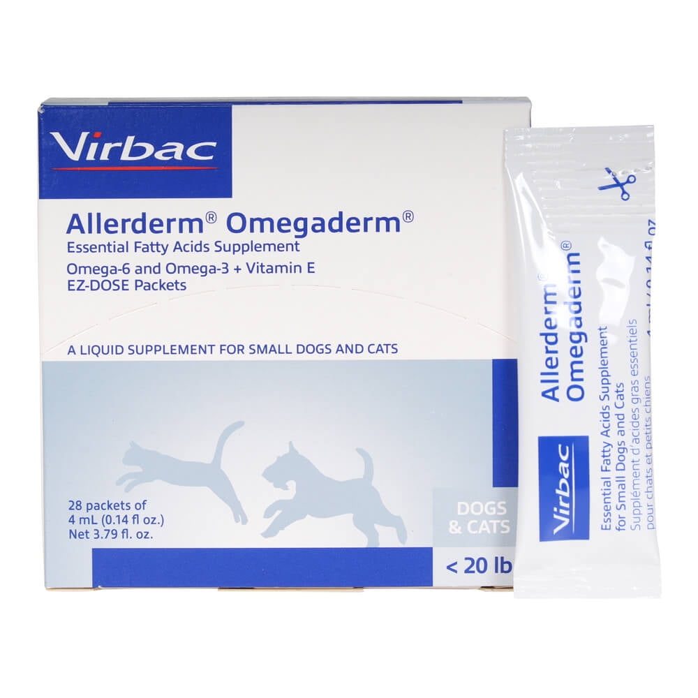 Allerderm Omegaderm EZ Dose 4 ml Packets Small Dogs 28 ct - Walmart.com