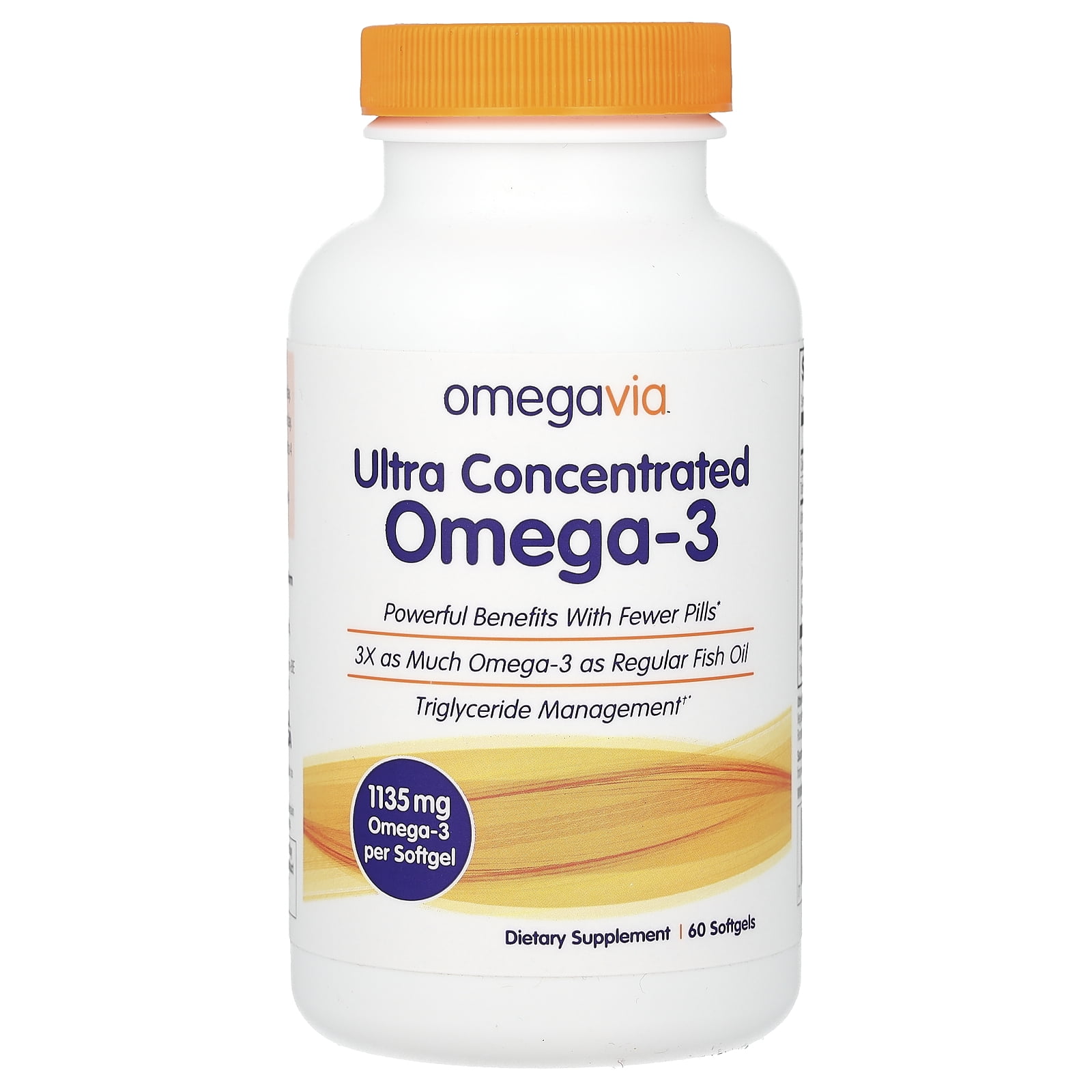 Omegavia Pharma-Grade Fish Oil Supplement, Ultra Concentrated EPA Omega ...
