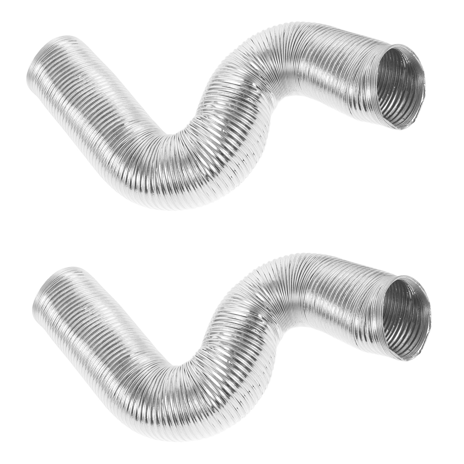 Omeite 1 Pair Flexible Car Vent Hoses Extendable Ducting Hose Auto ...