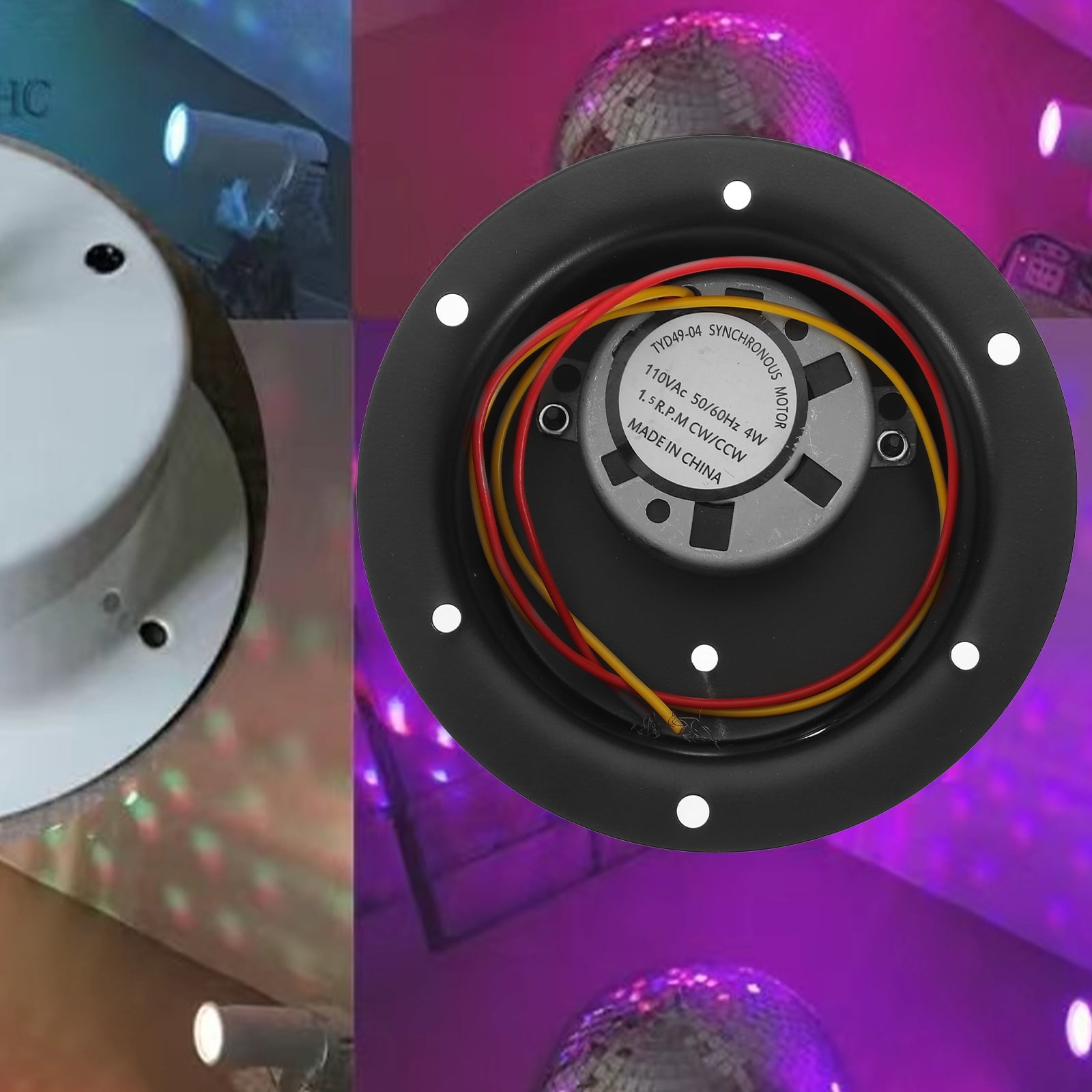 BESTYASH Disco Ball Motor Black Iron Copper for Bar Easy Installation ...