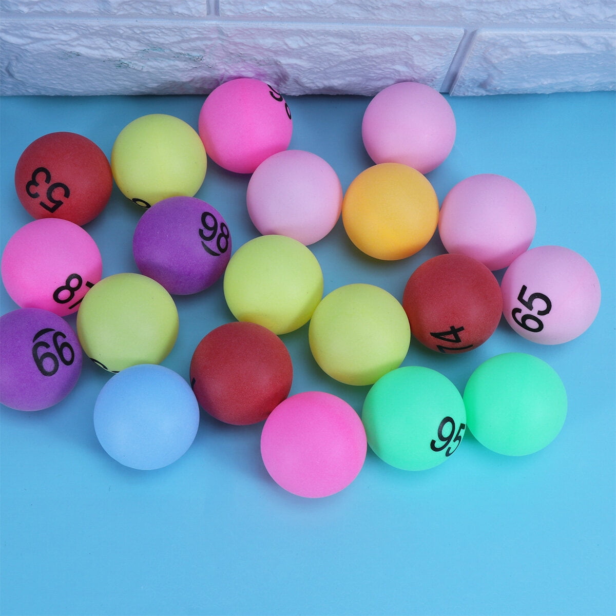 Omeite 150 lottery lottery number balls (numbers 1-150 mixed colors ...