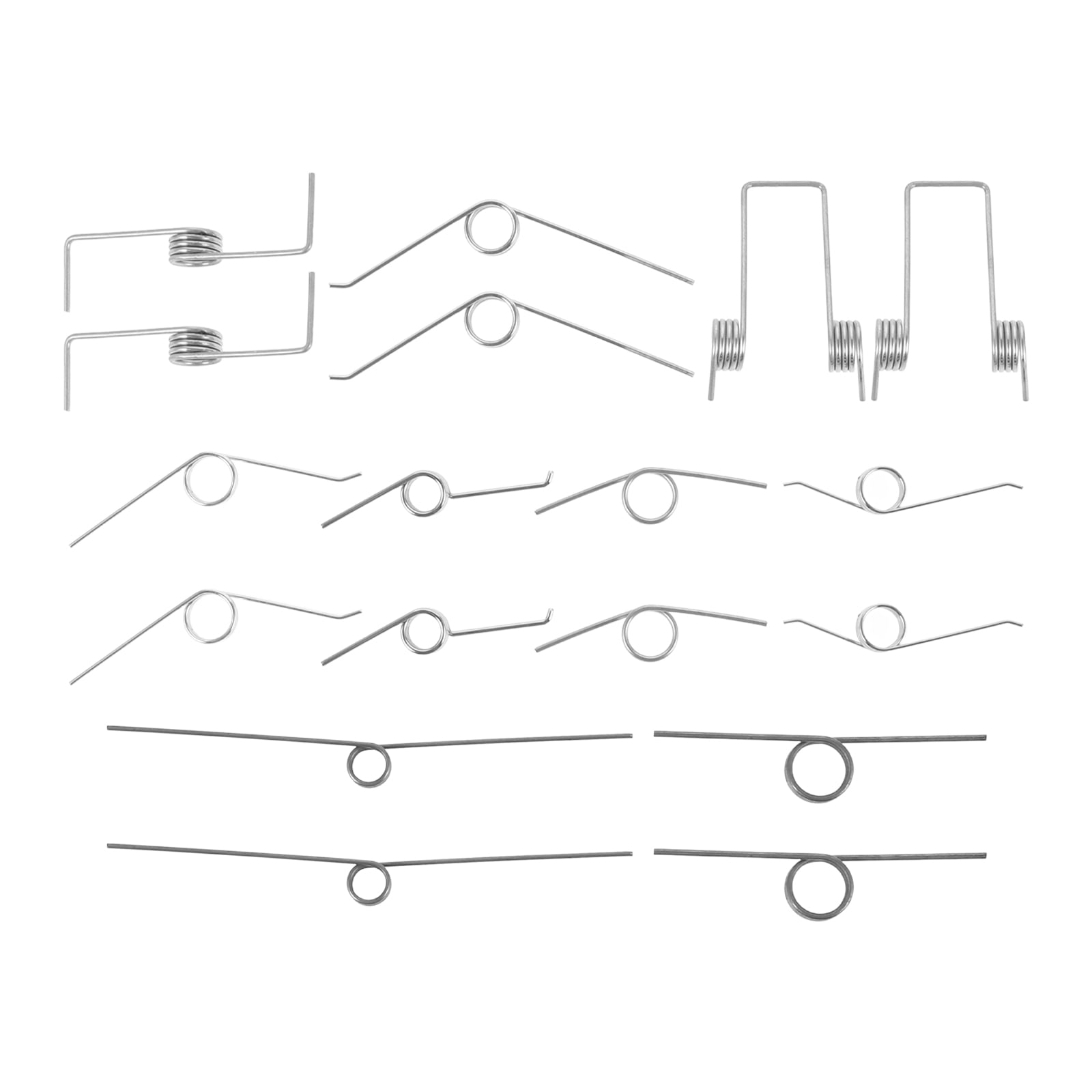 Omeite 18Pcs Torsional Spring Small Spring Torsional Spring Trash Can ...