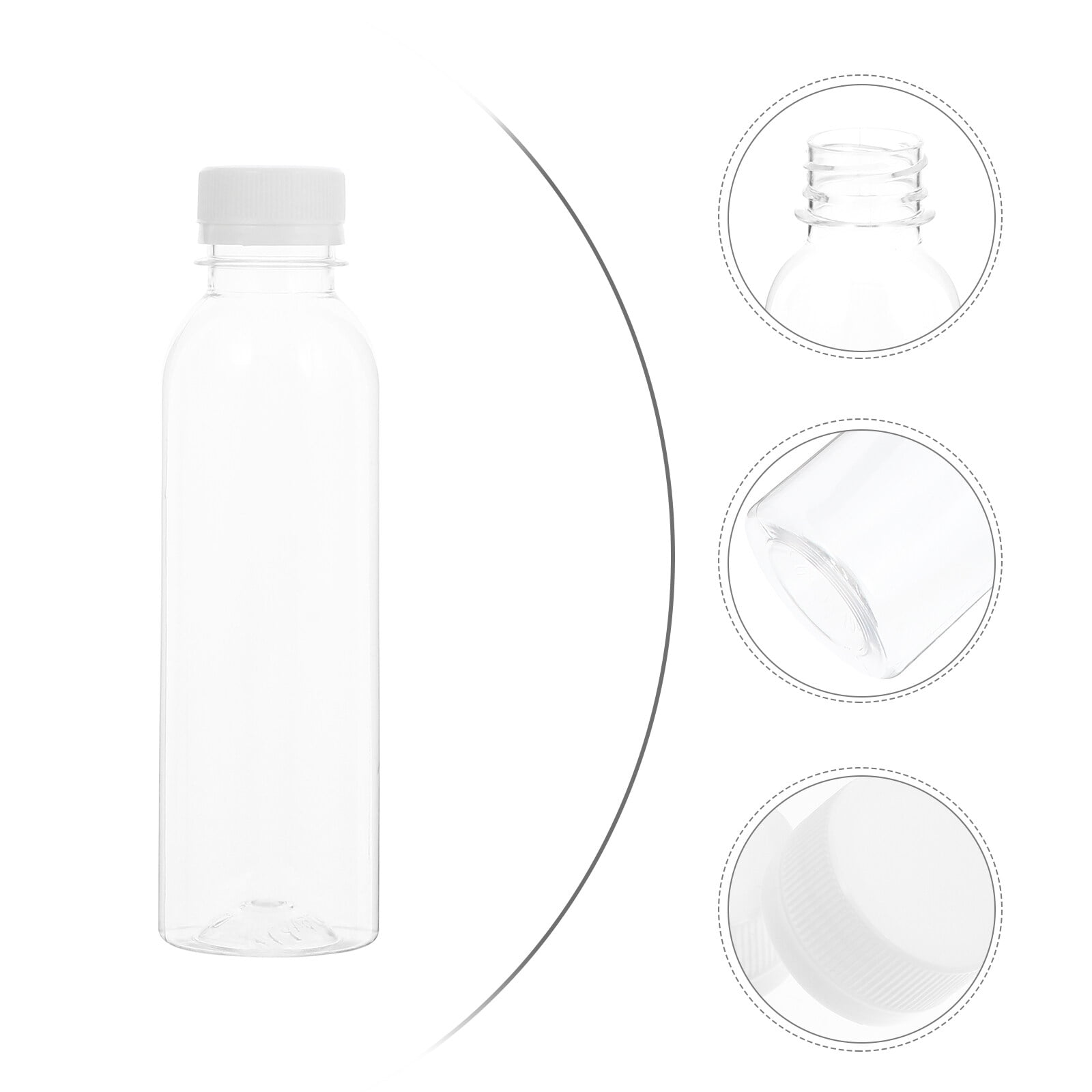 Omeite 250mL transparent plastic bottle for packaging empty beverage ...