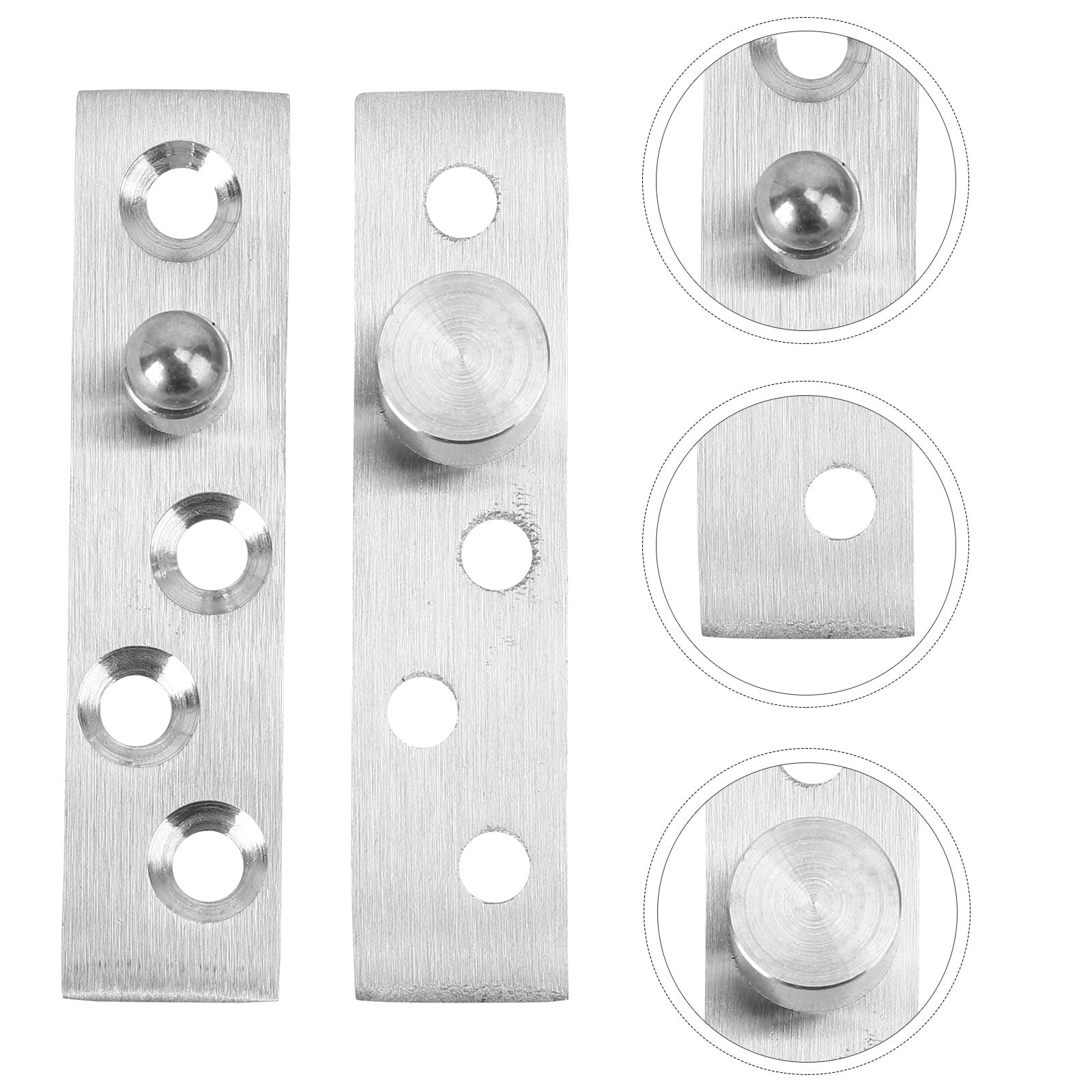 Omeite 360 degree rotating shaft invisible door hinge (small eccentric ...